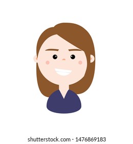 Vector Avatar Cute Cartoon Colorful Simple Stock Vector (Royalty Free ...