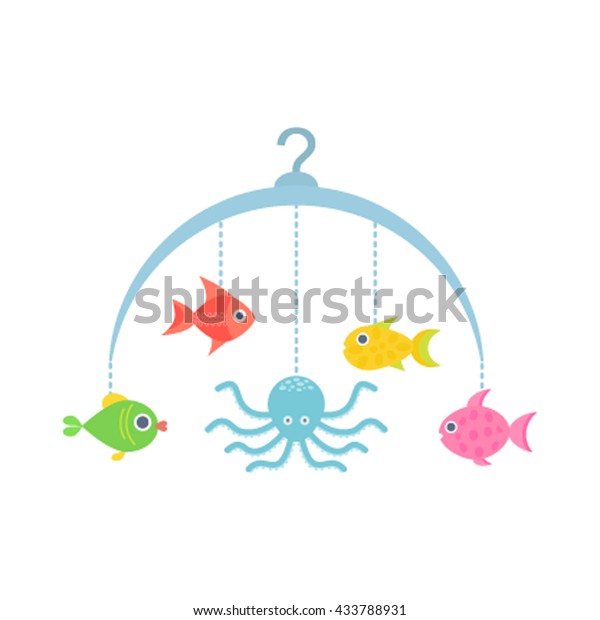 Vector Baby Mobile Vector Baby Mobile Stock Vector (Royalty Free ...
