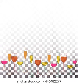 Vector Background Bottlealcoholic Bar Menu Backgrounddesign Stock ...
