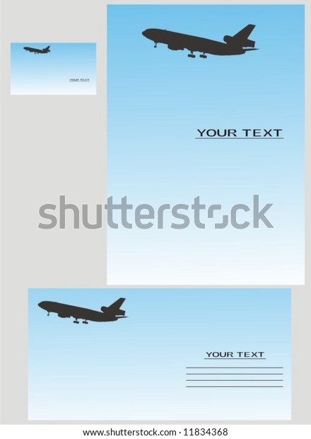 Vector Background Business Card Letter9 Stock Vector (Royalty Free ...