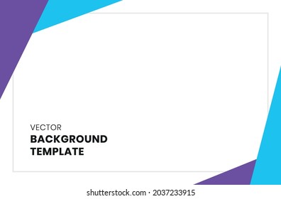 Vector Background Corner Template Presentation Certificate Stock Vector ...