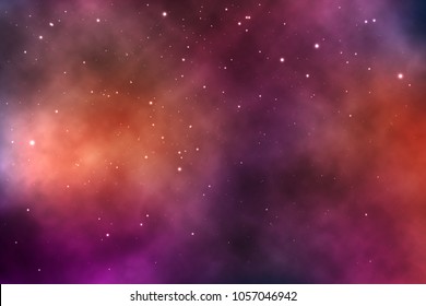 Vector Background Infinite Space Stars Galaxies Stock Vector (Royalty ...
