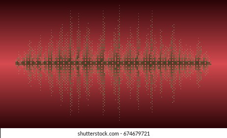 Audio Technology Music Sound Waves Vector: เวกเตอร์สต็อก (ปลอดค่า ...