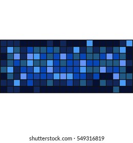 Vector Background Navy Blue Pixel Banner Stock Vector (Royalty Free ...