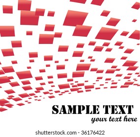 Vector Background Red Squares Clipart Stock Vector (Royalty Free) 36176422