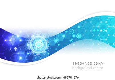 Vector Background Technology Innovation Modern Concept Stock Vector ...