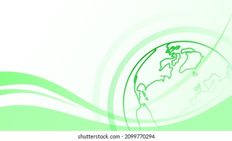 Vector Background World Map Green Tones Stock Vector (Royalty Free ...