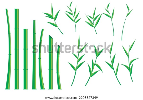 Vector Bamboo Tree Illustration Bamboo Tree Stock Vector (Royalty Free ...