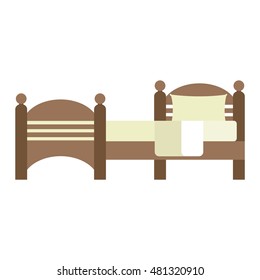 Vector Bed Icon Interior Home Rest Stock Vector (Royalty Free ...