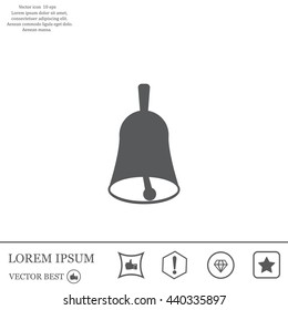 Vector Bell Icon Symbol Stock Vector (Royalty Free) 441318070 ...