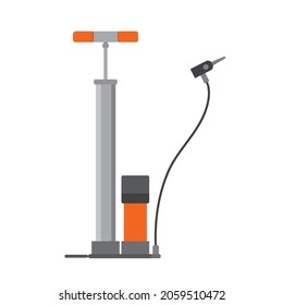 Vector Bicycle Tire Air Pump Bicycle Stock Vector (Royalty Free ...