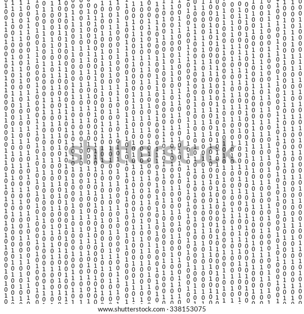 Vector Binary Code Background Concept Binary 库存矢量图(免版税)338153075