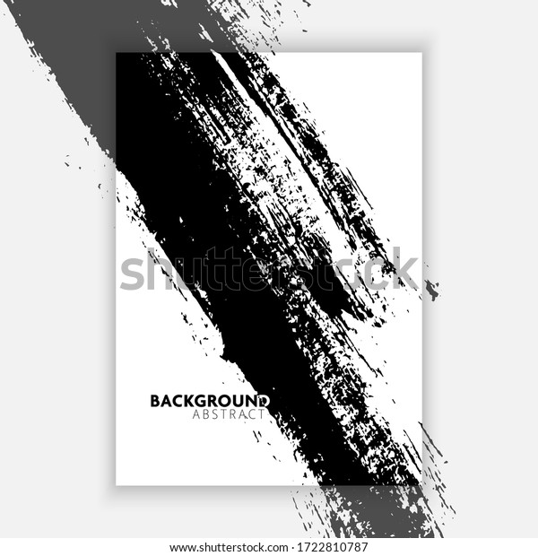 Vector Black Abstract Designgrunge Background Stock Vector (Royalty ...