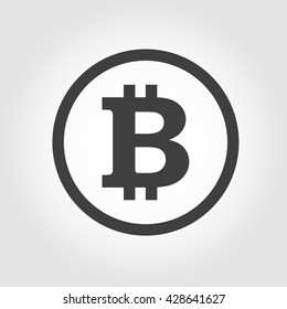Bitcoin Symbol Black White Vector Illustration: เวกเตอร์สต็อก (ปลอดค่า ...