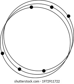 Vector Black Circle Frame Great Icons Stock Vector (Royalty Free ...