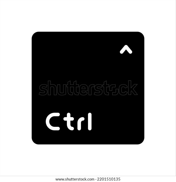 Vector Black Icon Ctrl Stock Vector (Royalty Free) 2201510135 ... Vector Black Icon Ctrl Stock Vector (Royalty Free) 2201510135 ...