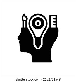 Vector Black Icon Designers Stock Vector (Royalty Free) 2152751549 ...