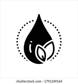 Vector Black Icon Environmental Stock Vector (Royalty Free) 1791249164 ...