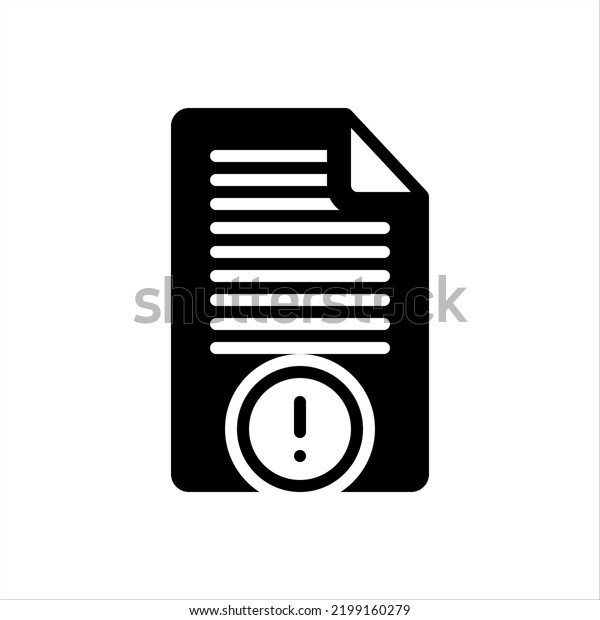 Vector Black Icon Exception Stock Vector (Royalty Free) 2199160279 ... Vector Black Icon Exception Stock Vector (Royalty Free) 2199160279 ...