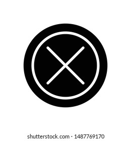 Vector Black Icon False Stock Vector (Royalty Free) 1487769170 ...