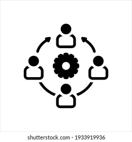 Vector Black Icon Fellowship Stock Vector (Royalty Free) 1933919936 ...