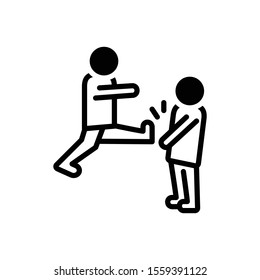 Head Hit Men Icon Simple Pictogram: vetor stock (livre de direitos ...