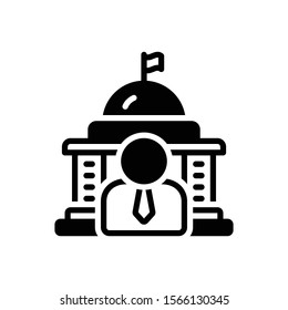 Vector Line Icon Governor Stock Vector (Royalty Free) 1551343064 ...