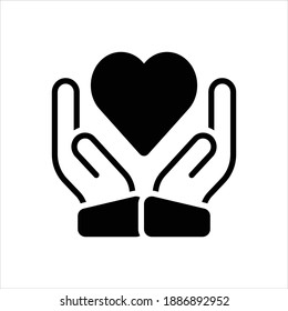 Vector Black Icon Health Stock Vector (Royalty Free) 1886892952 ...