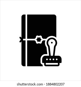 Vector Black Icon Legacy Stock Vector (Royalty Free) 1884802207 ...