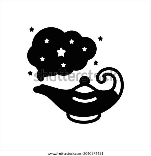 Vector Black Icon Miracle Stock Vector (Royalty Free) 2060596631 ...