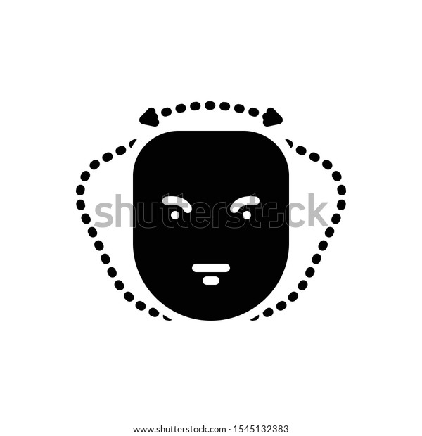 Vector Black Icon Nod Stock Vector (Royalty Free) 1545132383 | Shutterstock
