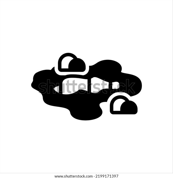 Vector Black Icon Pit Stock Vector (Royalty Free) 2199171397 | Shutterstock