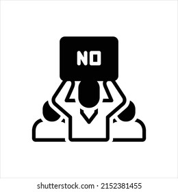 Vector Black Icon Resist Stock Vector (Royalty Free) 2152381455 ...