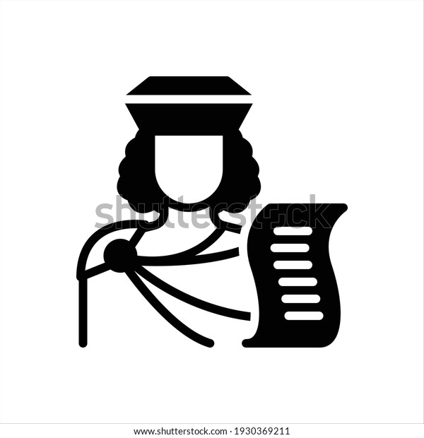 Vector Black Icon Solomon Stock Vector (Royalty Free) 1930369211 ...