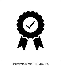 Vector Black Icon Success Stock Vector (Royalty Free) 1849809145