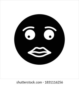 Angry Face Line Art Cartoon Stock Vector (Royalty Free) 1938531547