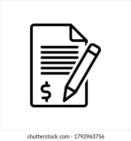 Vector Black Line Icon Claim Stock Vector (Royalty Free) 1792963756 ...