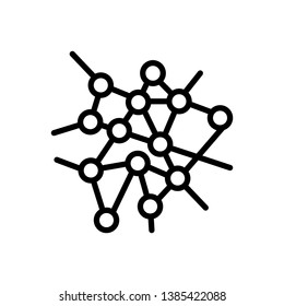 Vector Black Line Icon Connect Stock Vector (Royalty Free) 1385422088 ...