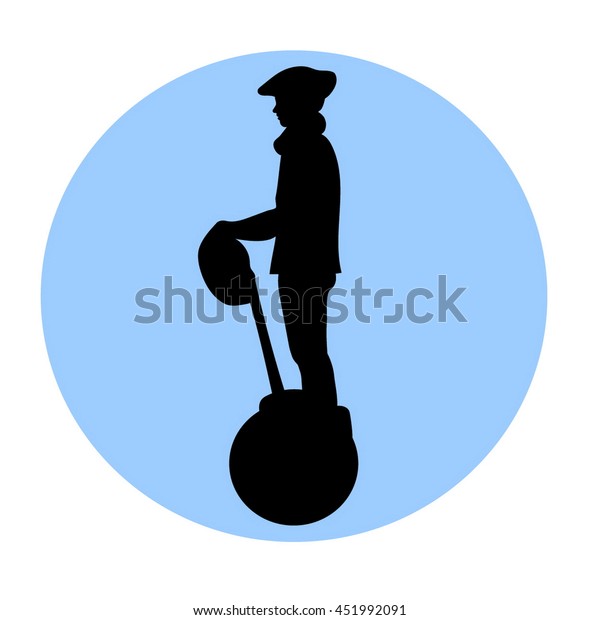 Vector Black Silhouette Moving Person 库存矢量图（免版税）451992091 | Shutterstock
