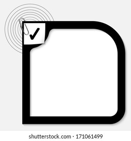 Vector Black Text Box Check Box Stock Vector (Royalty Free) 171061499 ...