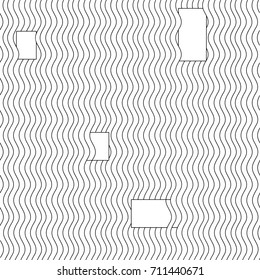 Vector Black White Illustration Curves Rectangles Stock Vector (Royalty ...