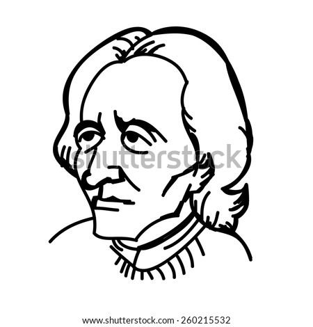 Vector Black White Illustration John Locke Vector de stock (libre de ...