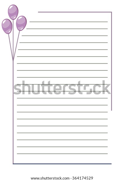Vector Blank Letter Greeting Card White Stock Vector (Royalty Free ...