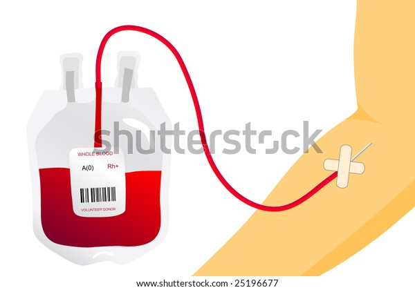 Vector Blood Donation Stock Vector (Royalty Free) 25196677 | Shutterstock
