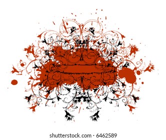 Vector Bloody Banner Stock Vector (Royalty Free) 6462589 | Shutterstock