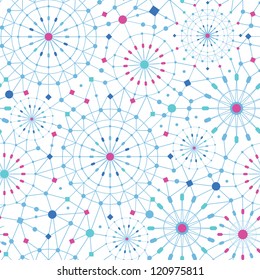 Vector Blue Abstract Line Art Circles Stock Vector (Royalty Free ...