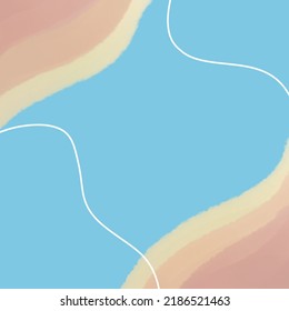 Vector Blue Illustration Background Wallpaper Stock Vector (Royalty ...