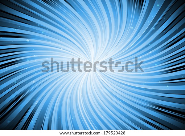 Vector Blue Star Burst Retro Background Stock Vector (Royalty Free ...