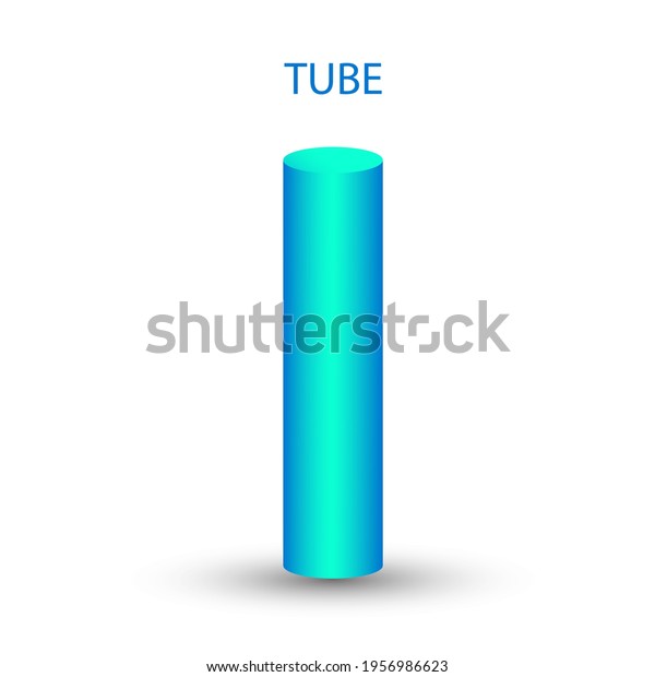 Vector Blue Tube Gradients Shadow Game Stock Vector (Royalty Free ...