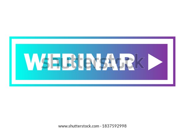 Vector Blue Webinar Banner Blue Podcast Stock Vector (Royalty Free ...